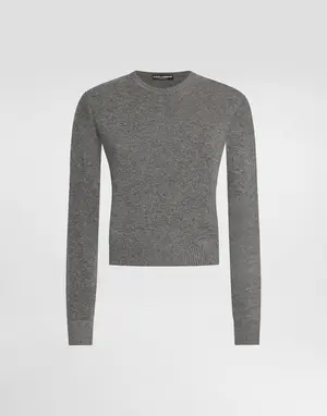 Dolce & Gabbana Cashmere Pullover Sweaters And Cardigans - Grey