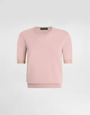 Dolce & Gabbana Cashmere Pullover Sweater - Pink