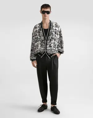Dolce & Gabbana Majolica-print Silk Jacket