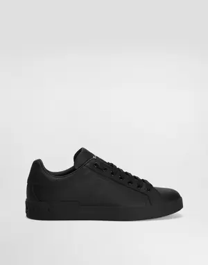 Dolce & Gabbana Calfskin Portofino Sneakers Sneakers Leather - Black