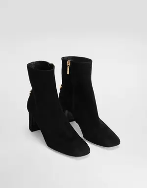 Dolce & Gabbana Suede Ankle Boot Boots And Booties