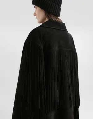 Dolce & Gabbana Split Leather Jacket Coats And Jackets