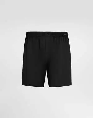 Dolce & Gabbana Silk Satin Boxer Shorts Underwear And Loungewear - Black