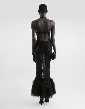 Dolce & Gabbana Chantilly Lace Dress Dresses Lace