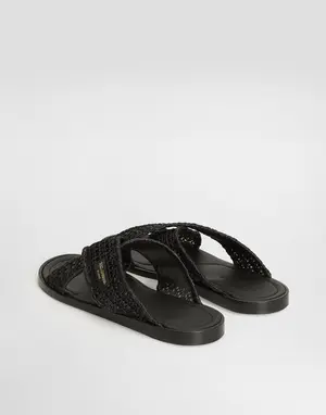 Dolce & Gabbana Sandalo Sandals And Slides - Black