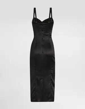Dolce & Gabbana Stretch Satin Dress Dresses Silk