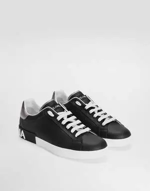 Dolce & Gabbana Sneaker Bassa Sneakers Multi-colored Leather - Black/silver