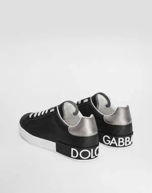 Dolce & Gabbana Sneaker Bassa Sneakers Multi-colored Leather - Black/silver