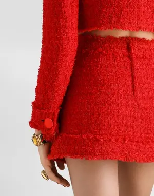 Dolce & Gabbana Rachel Tweed Miniskirt Skirts