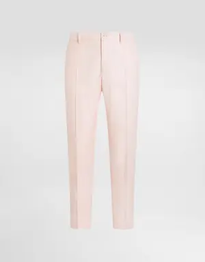 Dolce & Gabbana Tailored Linen Shorts - Pink