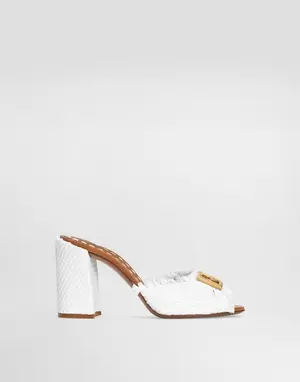 Dolce & Gabbana Ciabatta Tacco Slides And Mules - Multicolor