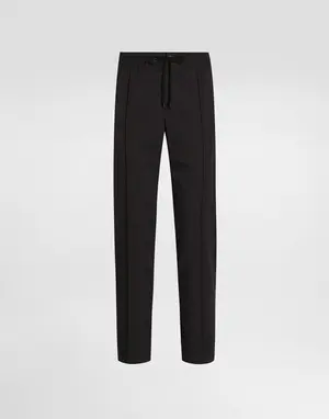 Dolce & Gabbana Wool Canvas Jogging Trousers
