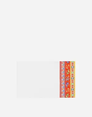 Dolce & Gabbana Set 2 Cotton Sateen Pillowcases Pillowcases - Multicolor