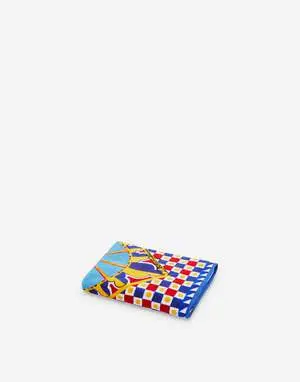 Dolce & Gabbana Terry Cotton Hand Towel Bath Towels - Multicolor