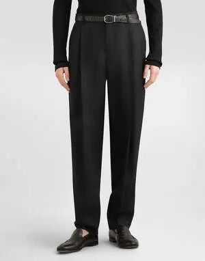Dolce & Gabbana Linen Trousers - Black