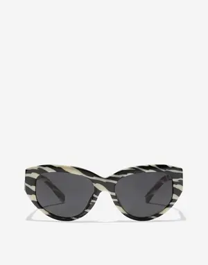 Dolce & Gabbana Dg Crossed Sunglasses Collection Acetate - Zebra