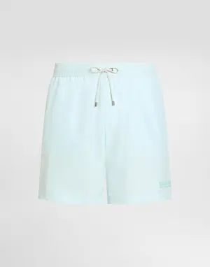 Dolce & Gabbana Canvas Swim Boxer Shorts Beachwear - Multicolor