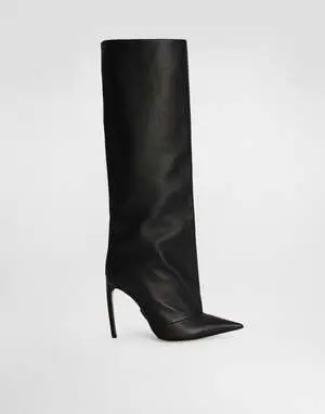Dolce & Gabbana Devotion Calfskin Boots Boots And Booties - Black