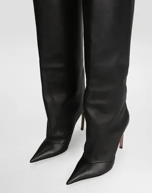 Dolce & Gabbana Devotion Calfskin Boots Boots And Booties