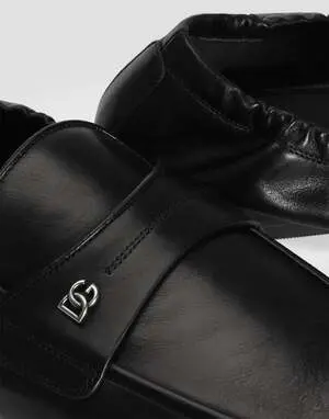 Dolce & Gabbana Calfskin Driver Shoes - Black