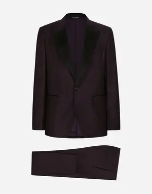 Dolce & Gabbana Single-breasted Tuxedo Suit Suits And Blazers - Multicolor