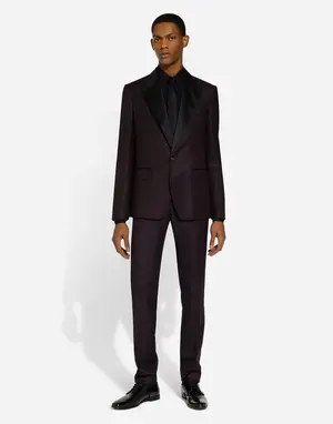 Dolce & Gabbana Single-breasted Tuxedo Suit Suits And Blazers - Multicolor