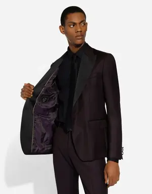 Dolce & Gabbana Single-breasted Tuxedo Suit Suits And Blazers - Multicolor
