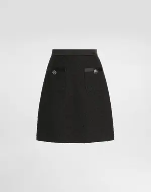 Dolce & Gabbana Rachel Basketweave Skirt Skirts - Black