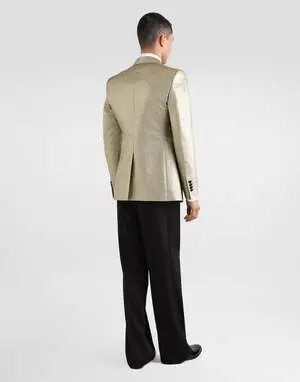 Dolce & Gabbana Technical Gabardine Tuxedo Pants Pants And Shorts