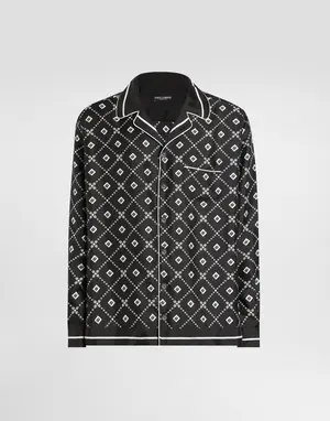 Dolce & Gabbana Silk Twill Vanity Shirt Shirts - Multicolor