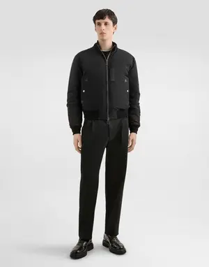 Dolce & Gabbana Padded Satin Jacket Coats And Jackets - Black