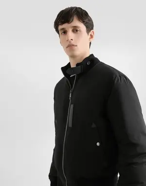 Dolce & Gabbana Padded Satin Jacket Coats And Jackets - Black