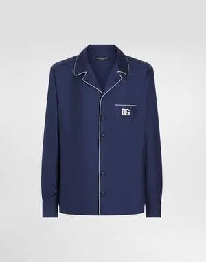 Dolce & Gabbana Camicia Shirts Silk - Blue