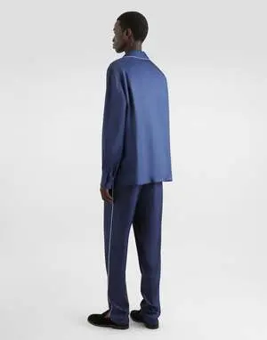 Dolce & Gabbana Camicia Shirts Silk - Blue