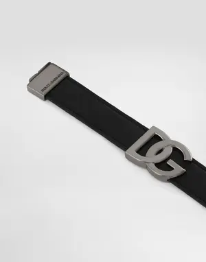 Dolce & Gabbana Calfskin Bracelet With Dg Logo