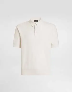 Dolce & Gabbana Polo M/c - Man Sweaters And Cardigans 50 White