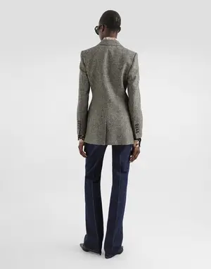 Dolce & Gabbana Single-breasted Jacket In Dotted Wool Blazers