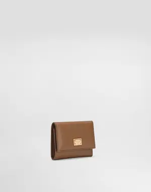 Dolce & Gabbana Plongé Calfskin Wallet Wallets And Small Leather Goods - Brown