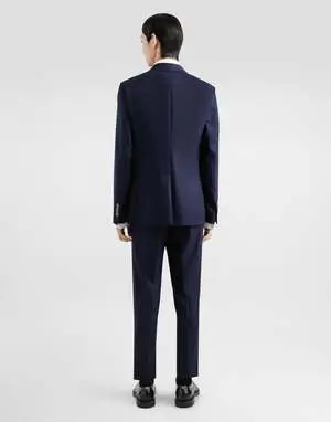 Dolce & Gabbana Double-breasted Linen Jacket Suits And Blazers