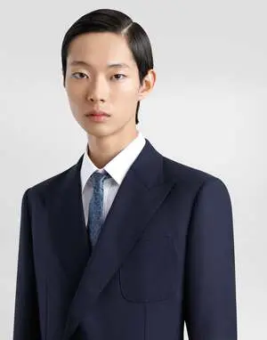Dolce & Gabbana Double-breasted Linen Jacket Suits And Blazers
