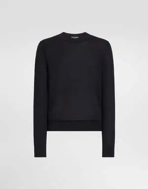 Dolce & Gabbana Cashmere Short-sleeve Pullover - Blue