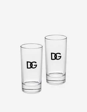 Dolce & Gabbana Set 2 Bicch. Bibita Drinking Glasses