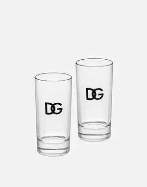 Dolce & Gabbana Set 2 Bicch. Bibita Drinking Glasses - Multicolor