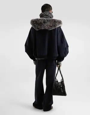 Dolce & Gabbana Cotton Trousers With Double Pleats - Black