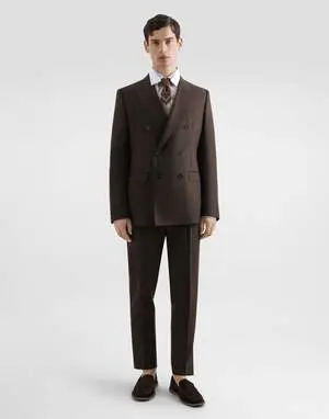 Dolce & Gabbana Double-breasted Taormina Wool Jacket Suits And Blazers Beige