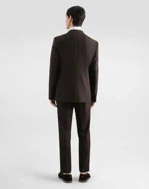 Dolce & Gabbana Double-breasted Taormina Wool Jacket Suits And Blazers Beige