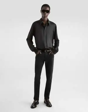 Dolce & Gabbana Gray Wash Slim-fit Stretch Jeans