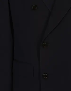 Dolce & Gabbana Wool Twill Double-breasted Jacket Suits And Blazers