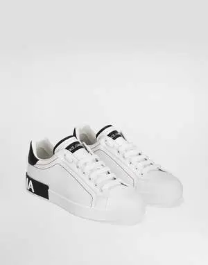 Dolce & Gabbana Portofino Calfskin Leather Sneakers