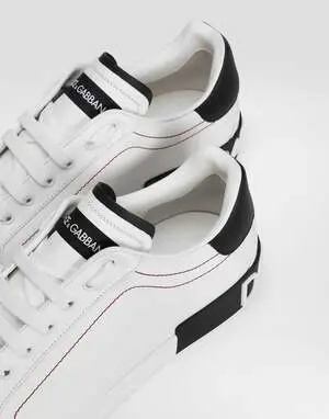Dolce & Gabbana Portofino Calfskin Leather Sneakers